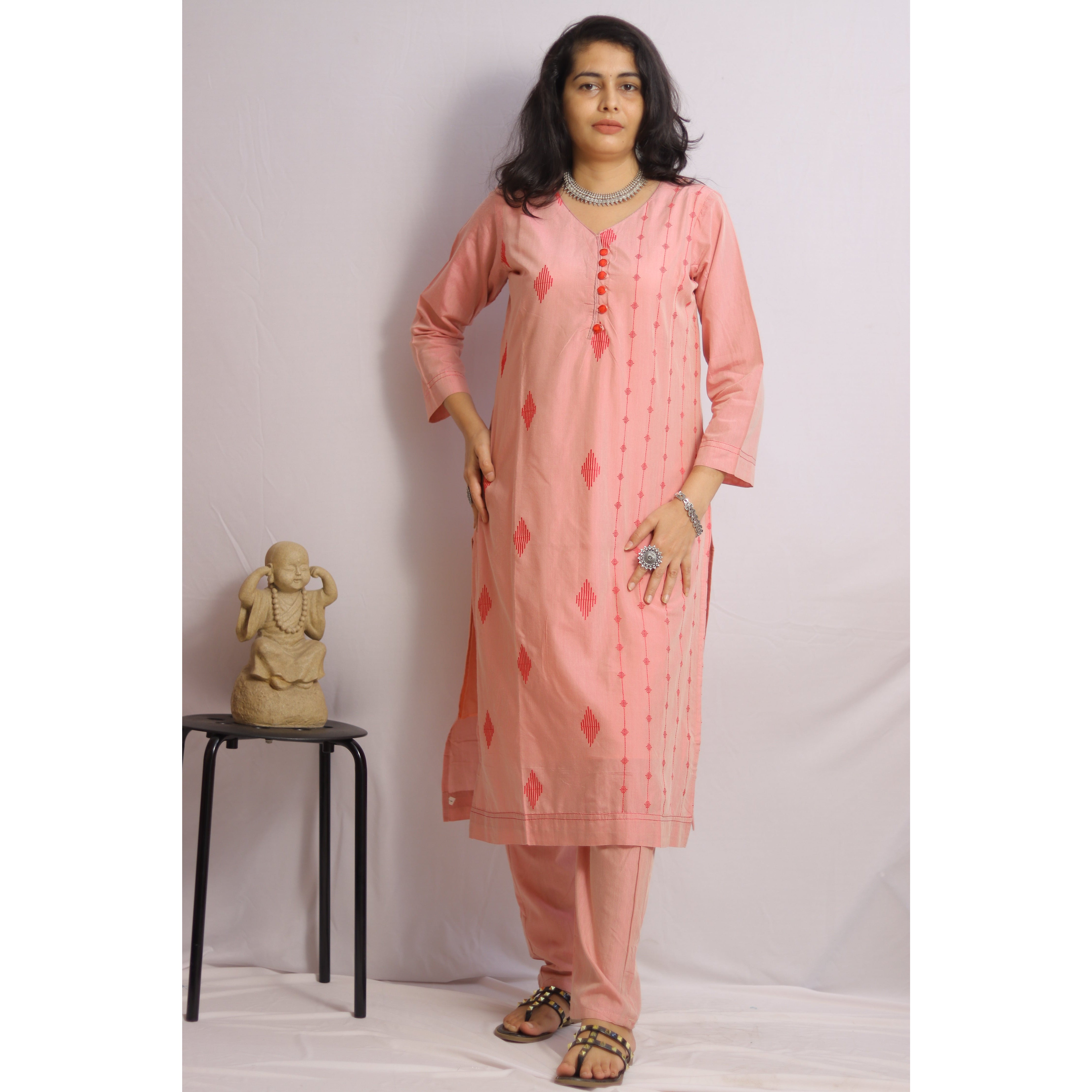 Omaira Kurti Pant Set – Sacche Dhaage Fashion
